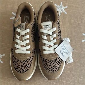 Toms | Shoes | Toms Trvl Lite Leopard Print Sneakers Brown | Poshmark